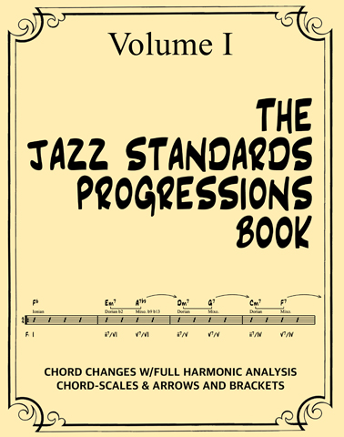 The Jazz Standards Progressions Book (Paperback version)